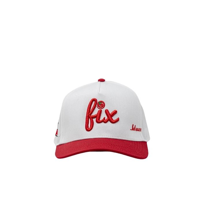 FIX HOT SAUCE CAP (RED AND WHITE) - LIMITED FIRST EDITION – Fix Hot Sauce