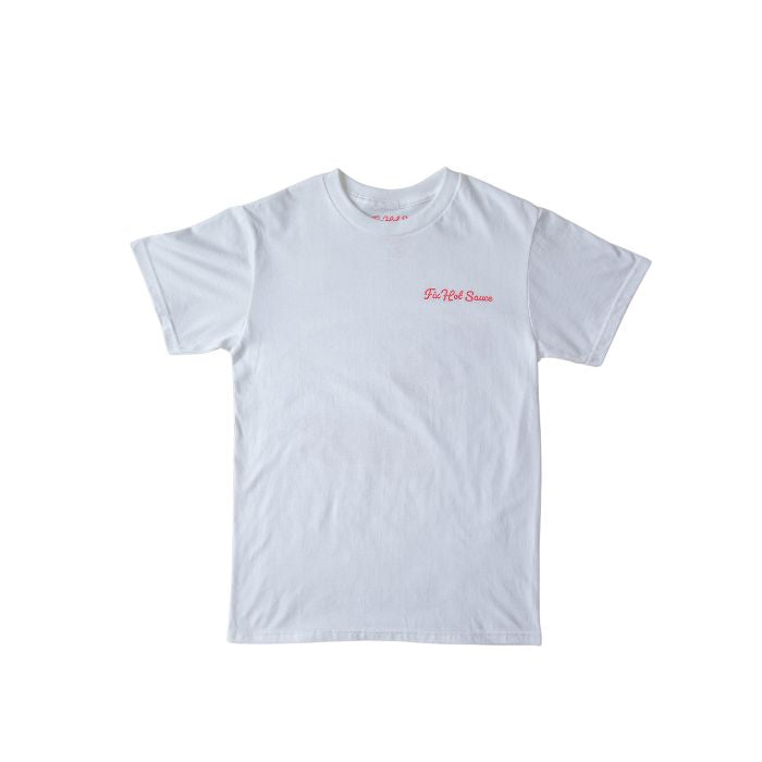 FIX HOT SAUCE TEE (WHITE) - LIMITED FIRST EDITION – Fix Hot Sauce